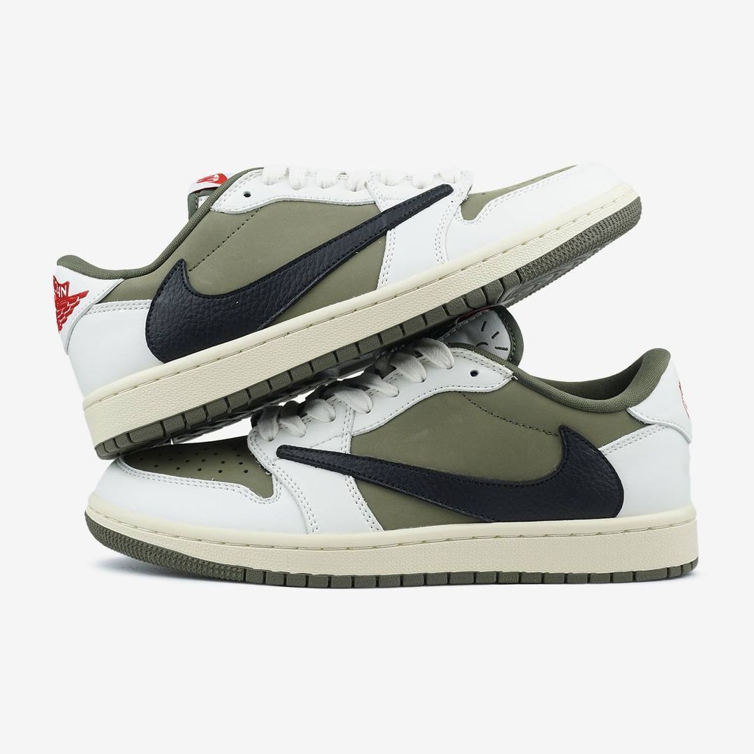 Кроссовки Nike Air Jordan 1 Low x Travis Scott OG SP Reverse Olive ...