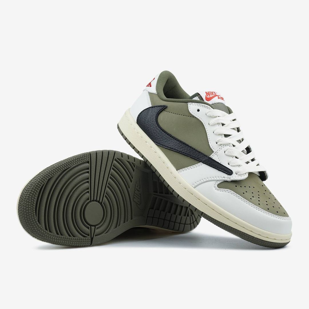 Кроссовки Nike Air Jordan 1 Low x Travis Scott OG SP Reverse Olive ...
