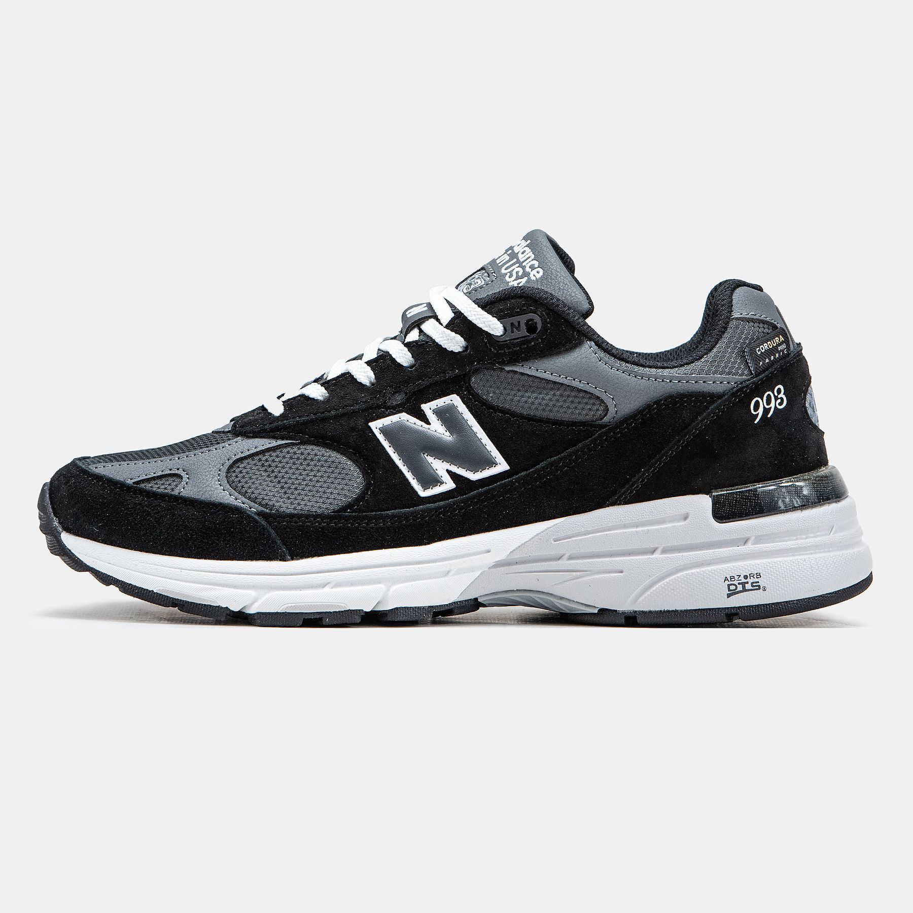 Кроссовки New Balance 993 Cordura Black Grey White Купить (Доставка 1-3 ...